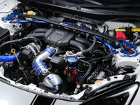 純正と置き換えるだけの簡単装着、ブリッツの『86/GR86/BRZ』専用「トラスバー」にニューカラーのブルーメタリックが追加 画像