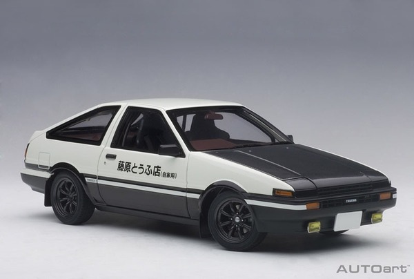 頭文字D 86トレノ最終バージョン、1/18スケールモデルで登場 頭文字D 86トレノ最終バージョン、1/18スケールモデルで登場
