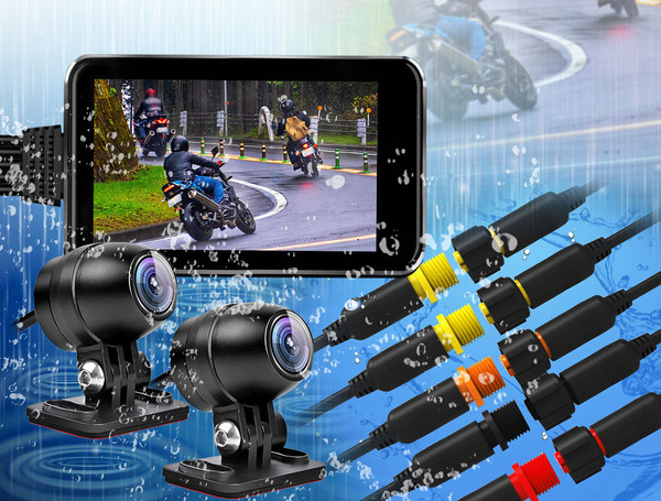 リアモニター機能搭載、バイク用2カメラドラレコ発売…MAXWIN 7枚目の写真・画像 | レスポンス（Response.jp）