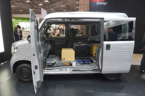 N-VANをEVにコンバート、交換式バッテリーで約75km航続可能…スマートグリッドEXPO 2023 | レスポンス（Response.jp）
