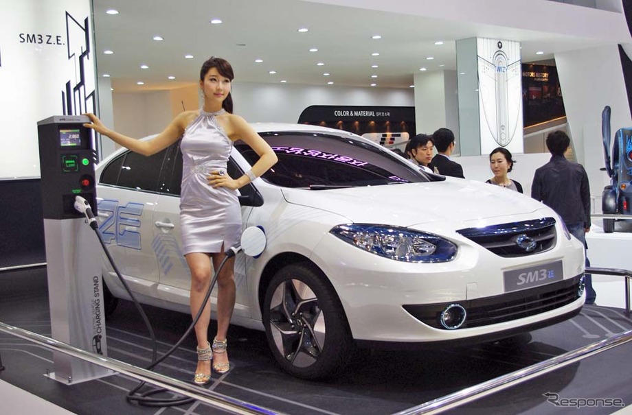 【ソウルモーターショー11】ルノーサムスン SM3 Z.E. 詳細画像…ルノー製EVセダン | レスポンス（Response.jp）