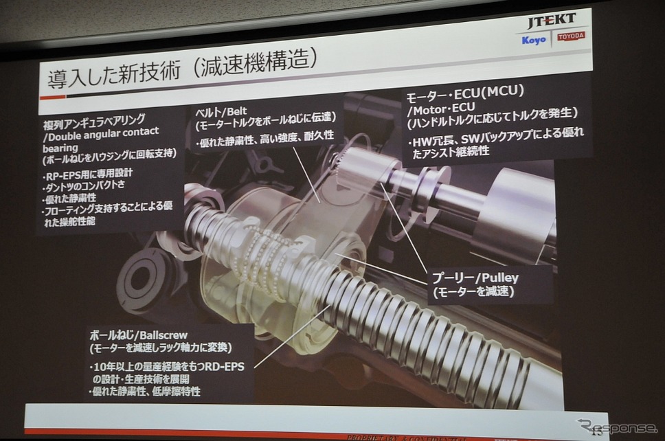 ジェイテクト、新しい電動パワステの生産ラインを公開…レクサス LC 向けなど 1枚目の写真・画像 | レスポンス（Response.jp）