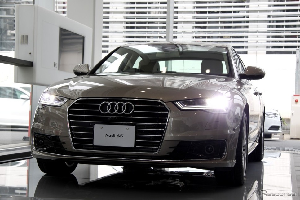 【アウディ A6 改良新型】ヘッドライト技術をリードする「マトリクスヘッドライト」 1枚目の写真・画像 レスポンス(response Jp)
